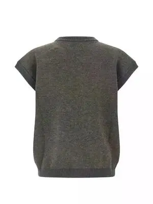 MAGLIANO Bear-intarsia V-neck Vest