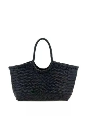 Dragon Diffusion Woven Leather Tote Bag - Blue