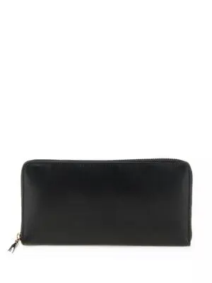 Comme Des Garçons Zip-around Leather Wallet - Black