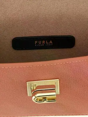 Furla Grained Leather Crossbody Bag