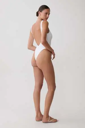 Meshki Melusine Scoop High Leg Swimsuit