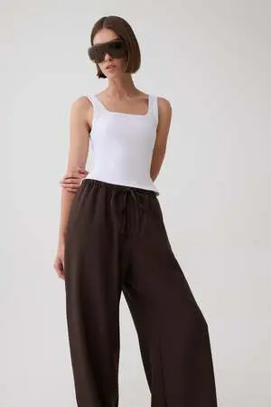 Meshki Sherry Straight Leg Suiting Pant