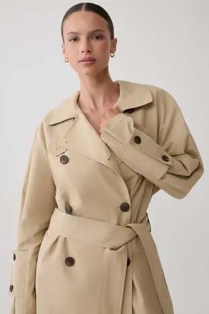 Meshki Dillon Oversized Trench Coat