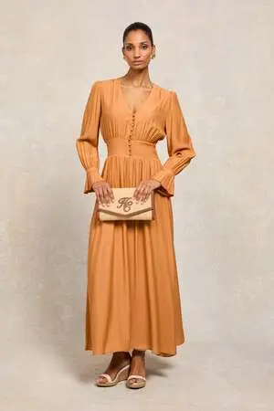 Holland Cooper Amalfi Clutch Bag Natural