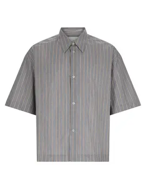 Studio Nicholson Camicia Boxy In Cotone - Grey