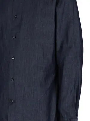 Hugo Boss Camicia Slim Fit In Denim Di Cotone E Cashmere