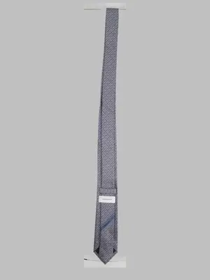 FERRAGAMO Cravatta "gancini" In Jacquard Di Seta