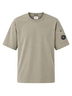 C.P. COMPANY C. P. Company T-shirt Con Patch Logo - Grey