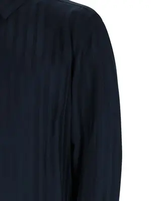 Saint Laurent Camicia In Viscosa A Righe