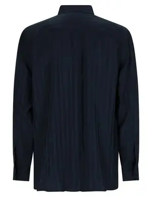 Saint Laurent Camicia In Viscosa A Righe