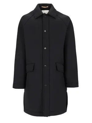 PAOLO PECORA MILANO Cappotto Con Bottoni - Black