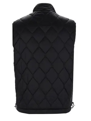 Moncler Gilet Reversibile Effetto Teddy Con Stampa Paisley