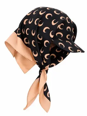 MARINE SERRE Cappello Da Baseball Velato In Seta