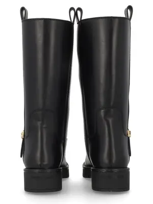 FERRAGAMO Stivale Biker Con Fibbia "hug