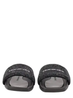 Alexander Wang Pool Slide "hotfix" Crystal
