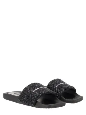 Alexander Wang Pool Slide "hotfix" Crystal