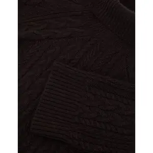 REISS Brielle Cable-knit Wool And Cashmere-jumper - Neutral