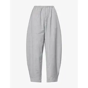 ST. AGNI Relaxed Balloon Wool-blend Trousers