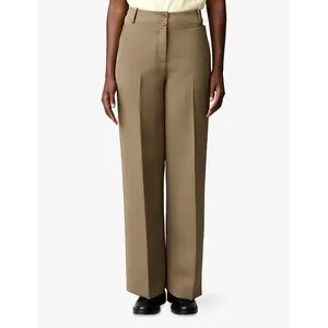 Claudie Pierlot Straight-leg High-rise Woven Trousers