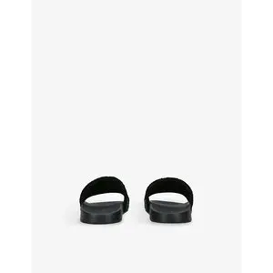 Casablanca Embroidered Terry Sliders