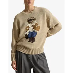 Polo Ralph Lauren Polo Bear Crewneck Cotton Sweater