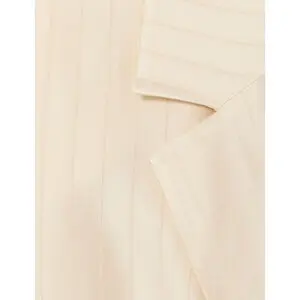 Claudie Pierlot Striped Belted Satin Blazer
