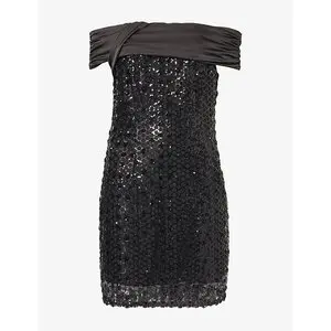 ROTATE BY BIRGER CHRISTENSEN Cilda Sequins Mini Dress