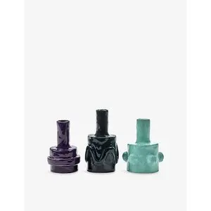 SERAX Molly Stoneware Vases Set Of Three - Mix