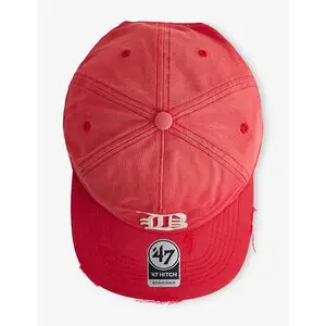REPRESENT X Brooklyn Dodgers Logo-embroide Cotton Cap