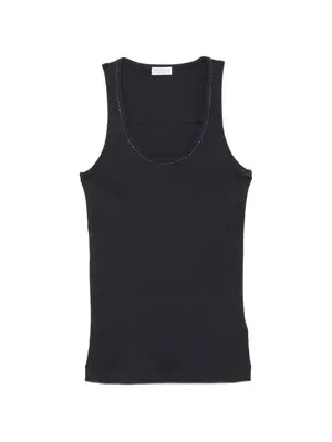 Brunello Cucinelli Cotton Top - Blue