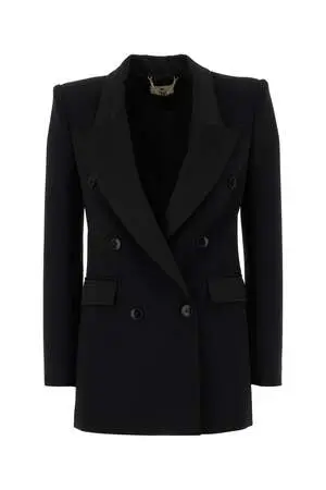 Elisabetta Franchi Tailored Blazer Jacket - Nero