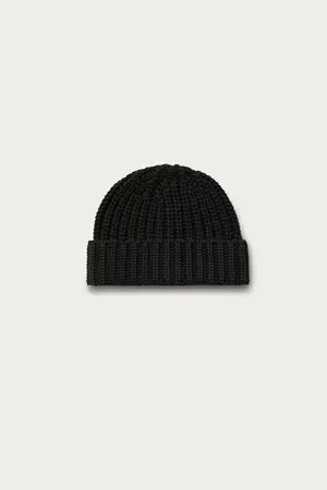 Iris Von Arnim Stonewashed Cashmere Beanie Sorin - Black