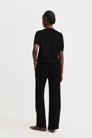 Iris Von Arnim Cashmere-silk T-shirt Sandra - Black