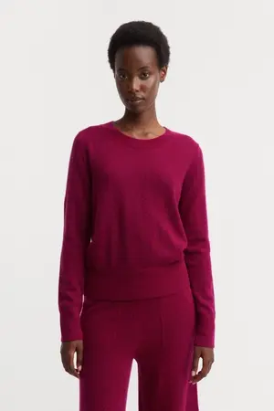 Iris Von Arnim Cashmere-silk Sweater Neris - Ruby