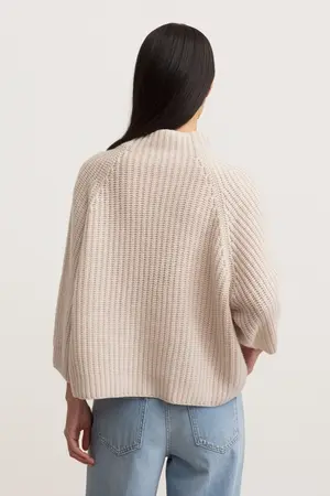 Iris Von Arnim Cashmere Sweater Fallou - Alabaster