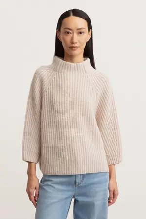 Iris Von Arnim Cashmere Sweater Fallou - Alabaster