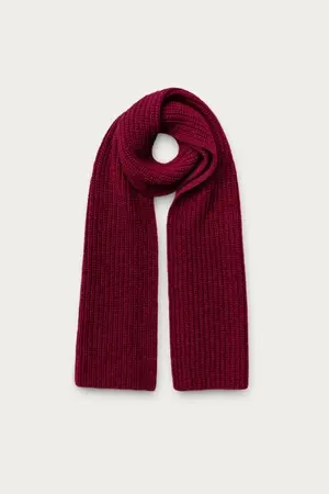 Iris Von Arnim Cashmere Scarf Collin - Ruby