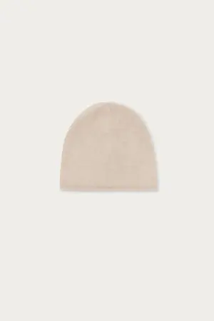 Iris Von Arnim Brushed Cashmere Hat Beverly - Alabaster