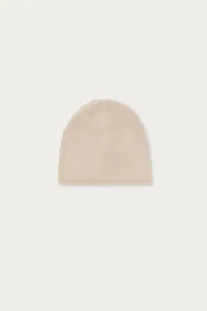 Iris Von Arnim Brushed Cashmere Hat Beverly - Alabaster