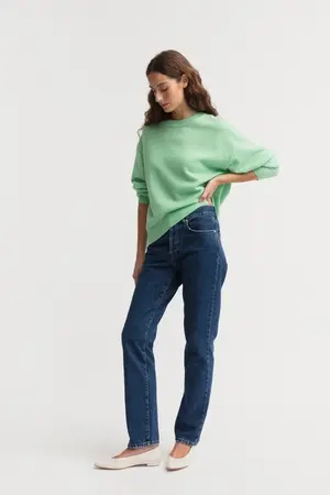 Iris Von Arnim Cashmere-silk Sweater Kalena 50 Years - Mint