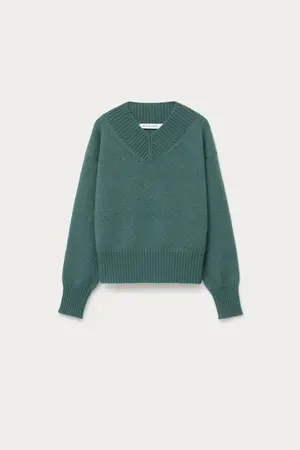 Iris Von Arnim Cashmere-silk Sweater Kendra - Fern