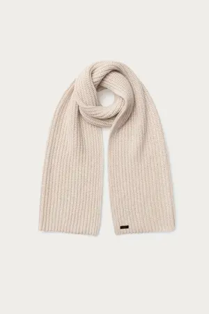 Iris Von Arnim Cashmere Scarf Harva - Alabaster