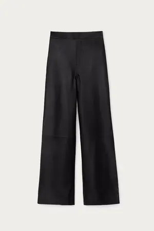 Iris Von Arnim Leather Trousers - PADMARA Navy