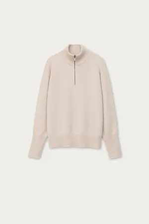 Iris Von Arnim Cashmere-Silk Troyer - KALINA Alabaster