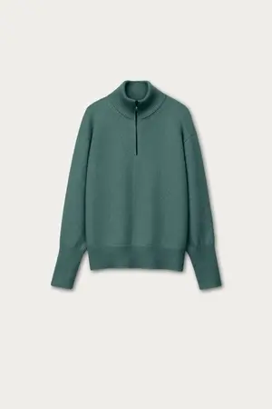 Iris Von Arnim Cashmere-Silk Troyer - KALINA Fern