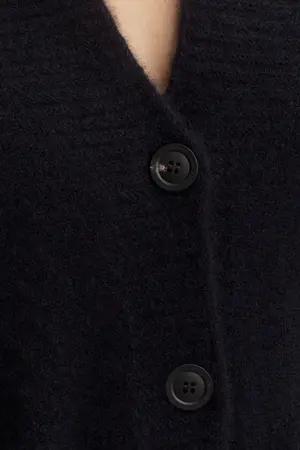 Iris Von Arnim Cashmere-silk Cardigan Kristana - Navy