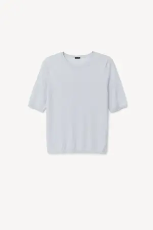 Iris Von Arnim Superfine Cashmere T-shirt Lily - Silver