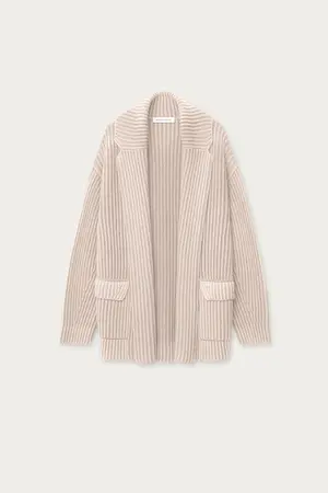 Iris Von Arnim Cashmere Cardigan Panea - Alabaster
