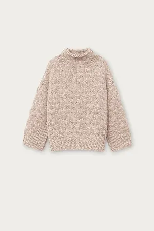 Iris Von Arnim Handknit Sweater Lunara - Alabaster