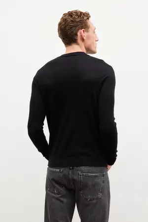 Iris Von Arnim Superfine Cashmere Sweater Parkerus - Black